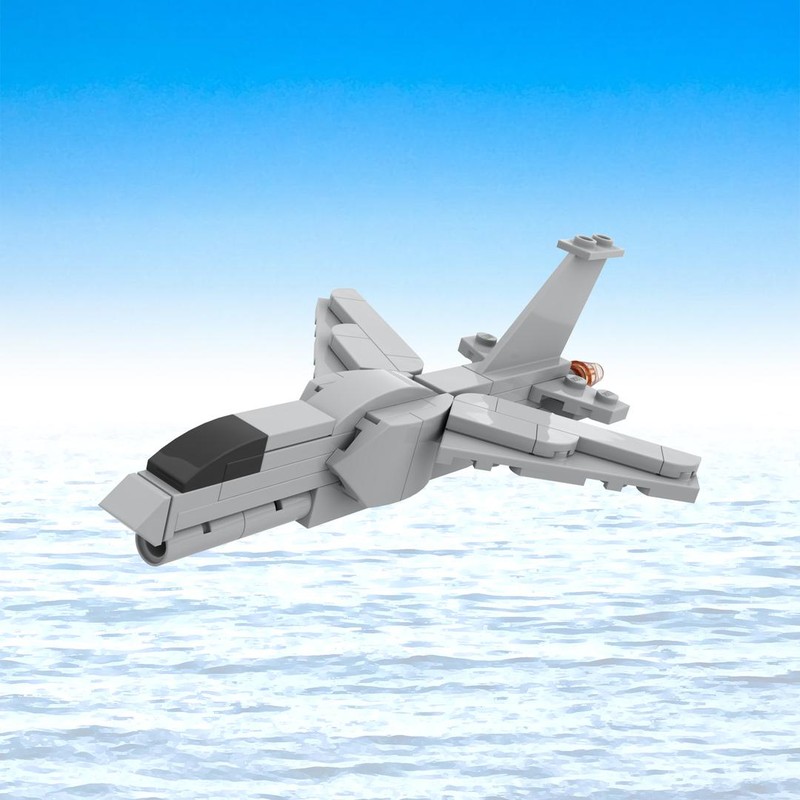 LEGO MOC F-8 Crusader (AF024) by LtOctoroc | Rebrickable - Build with LEGO