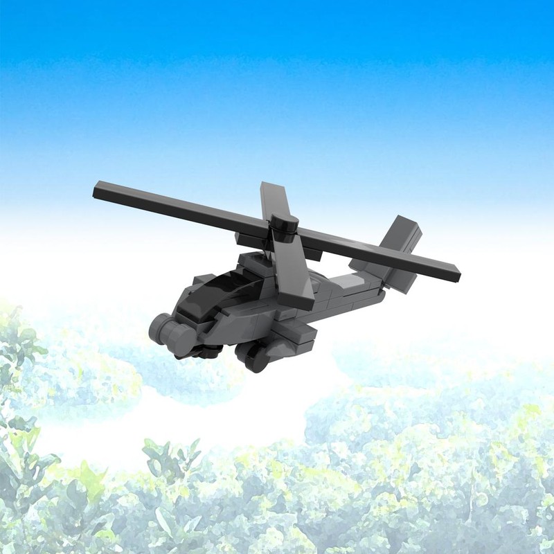 LEGO MOC AH-64 Apache (AF027) by LtOctoroc | Rebrickable - Build with LEGO