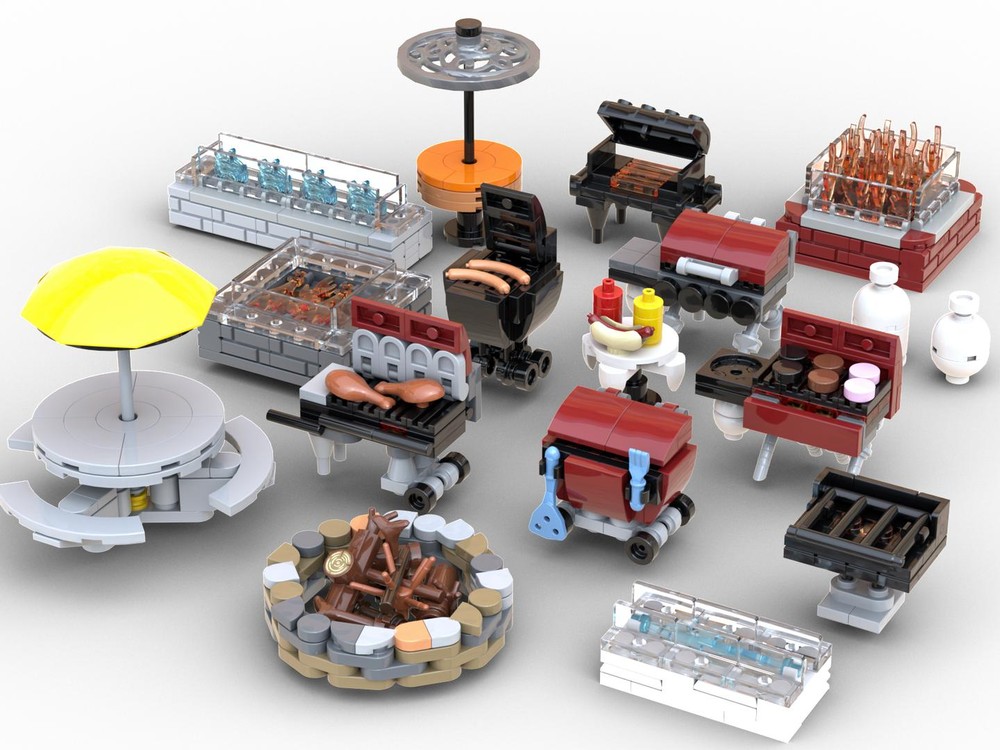 LEGO MOC Grills Barbecues and Fire Pits by Thomus_Bean | Rebrickable ...