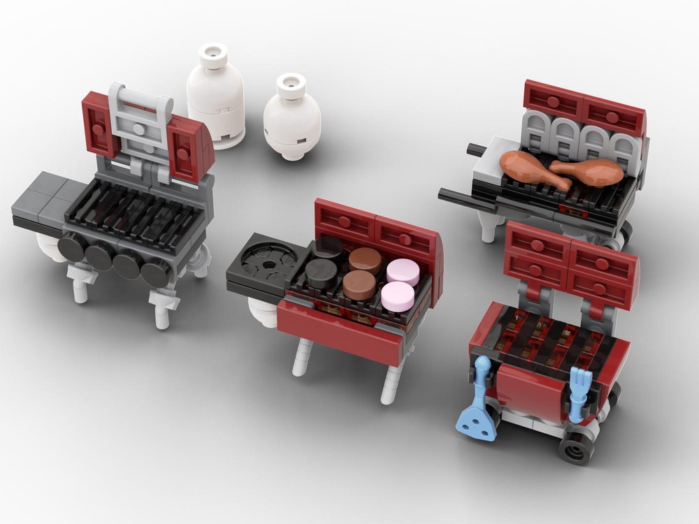 LEGO MOC Grills Barbecues and Fire Pits by Thomus_Bean | Rebrickable ...
