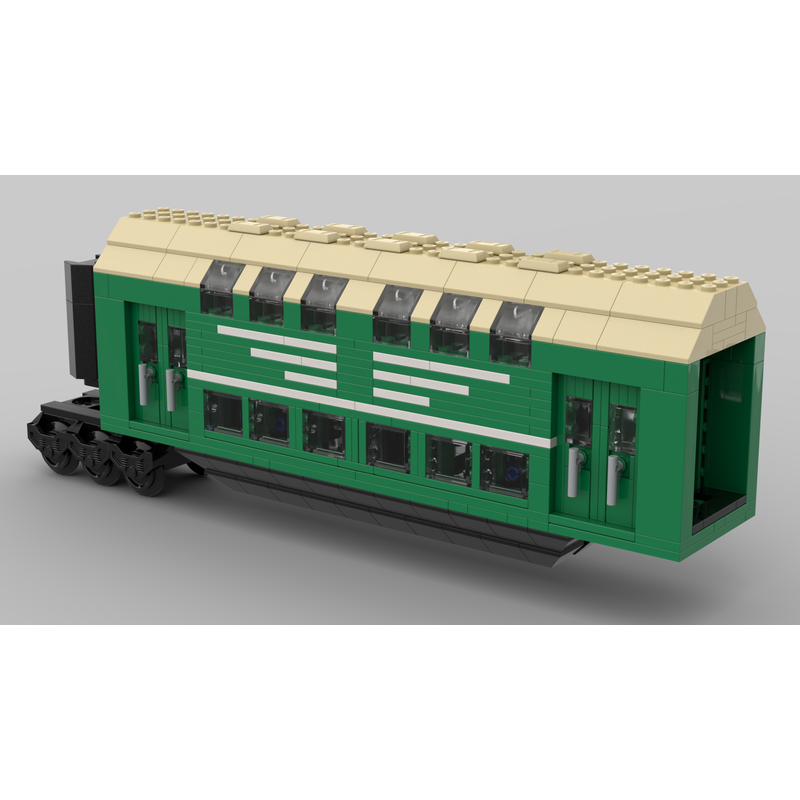 LEGO MOC Middle unit for German Doppelstockwagen train car vagon in ...