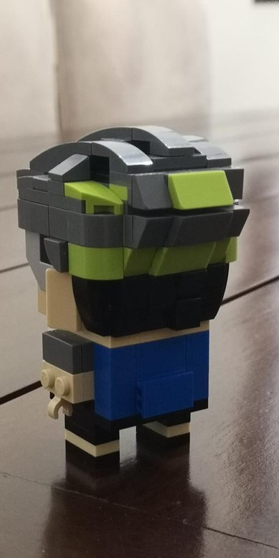 LEGO MOC Mustache Cyclist by birdbrickbuilds | Rebrickable - Build with ...