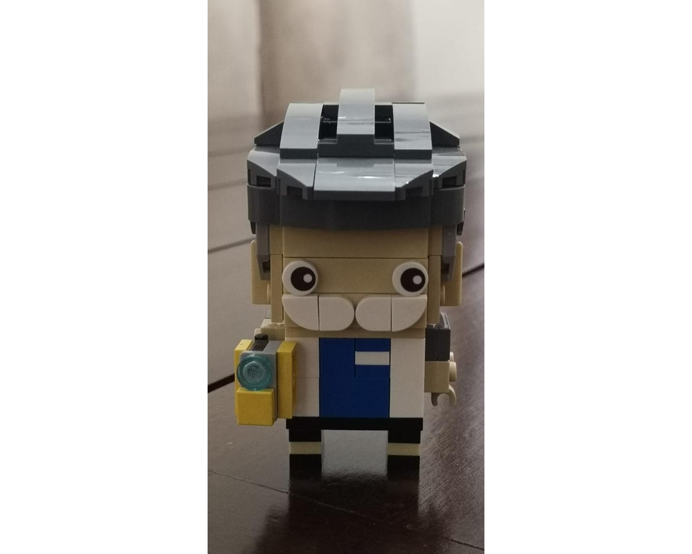 LEGO MOC Mustache Cyclist by birdbrickbuilds | Rebrickable - Build with ...