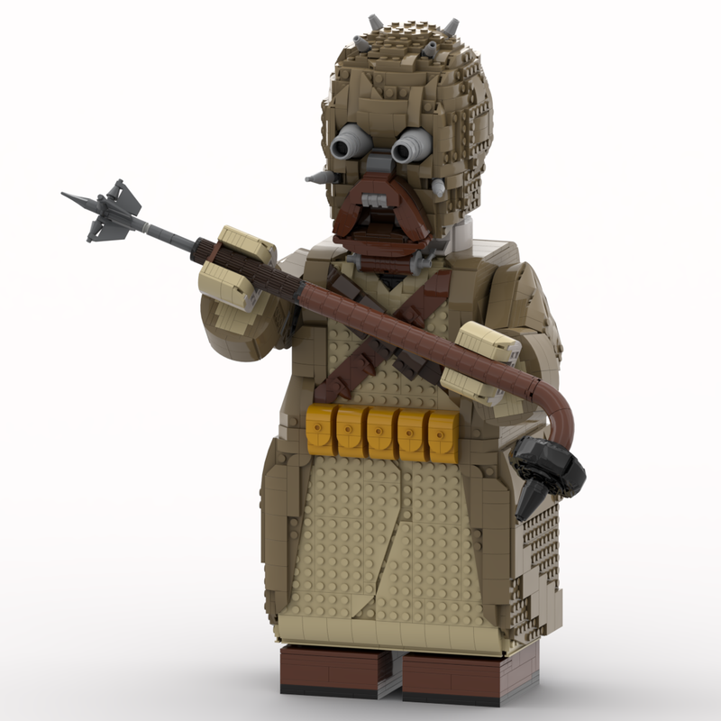 LEGO MOC Tusken Raider Megafigure (fits my Tusken Raider Mask MOC) by ...