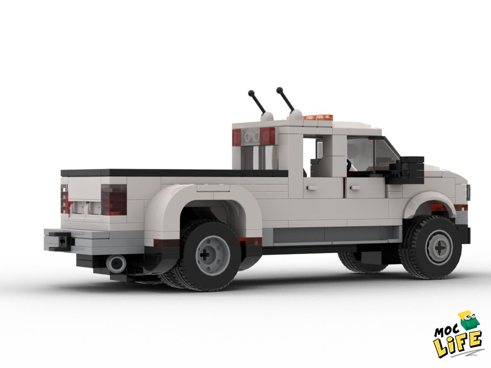 LEGO MOC Ford F-250 quad cab dually by MocLife | Rebrickable - Build ...