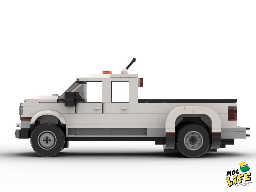LEGO MOC Ford F-250 quad cab dually by MocLife | Rebrickable - Build ...