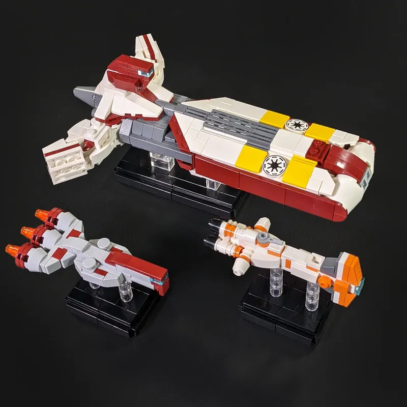 LEGO MOC Pelta Frigate, Hammerhead, and Consular Class Cruiser by ...