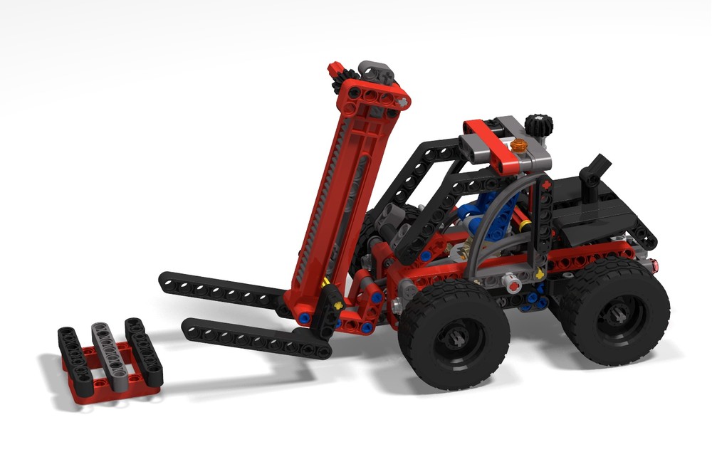LEGO MOC 42061 Forklift by Nequmodiva | Rebrickable - Build with LEGO