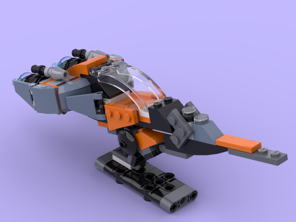 Lego Moc Dart Spaceship 31111 Alternative Build By Gladubid