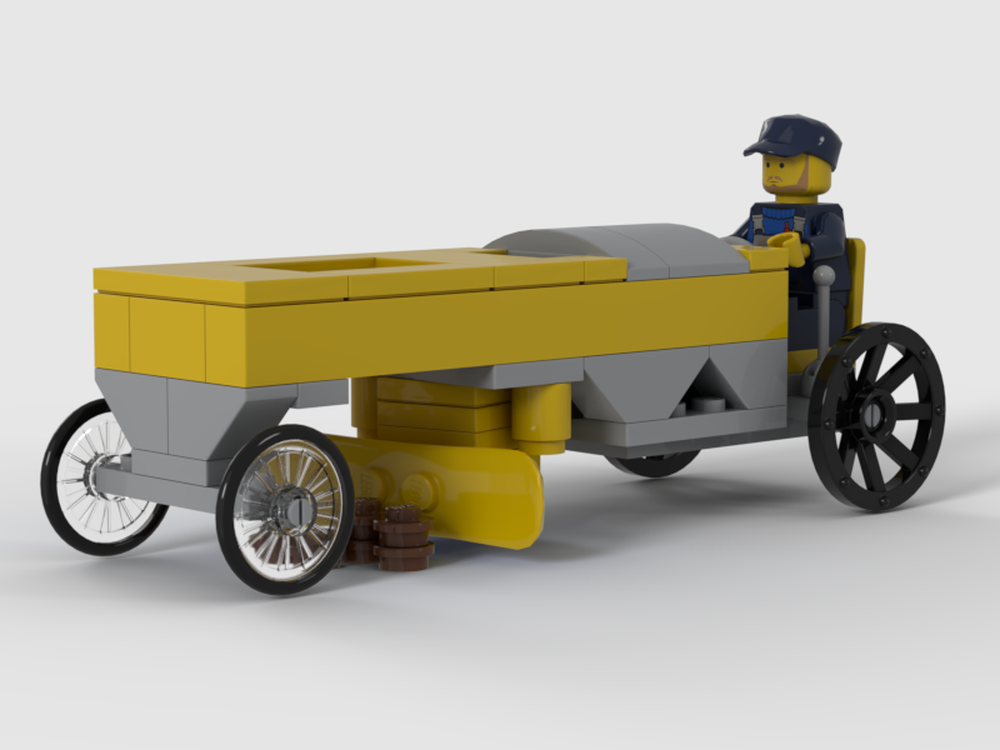 LEGO MOC Vintage Road Grader by Saint_Ceadda | Rebrickable - Build with ...