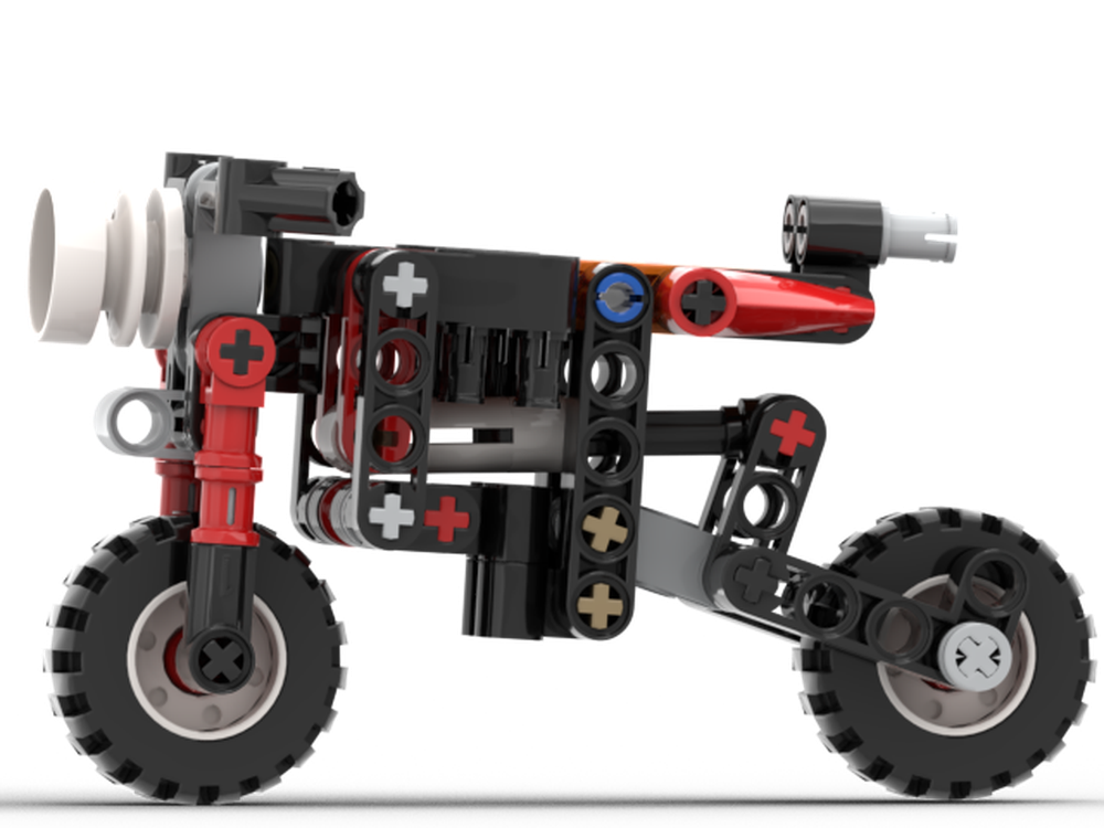 Lego Moc 42101 Motorbike By Hoppepe Rebrickable Build With Lego