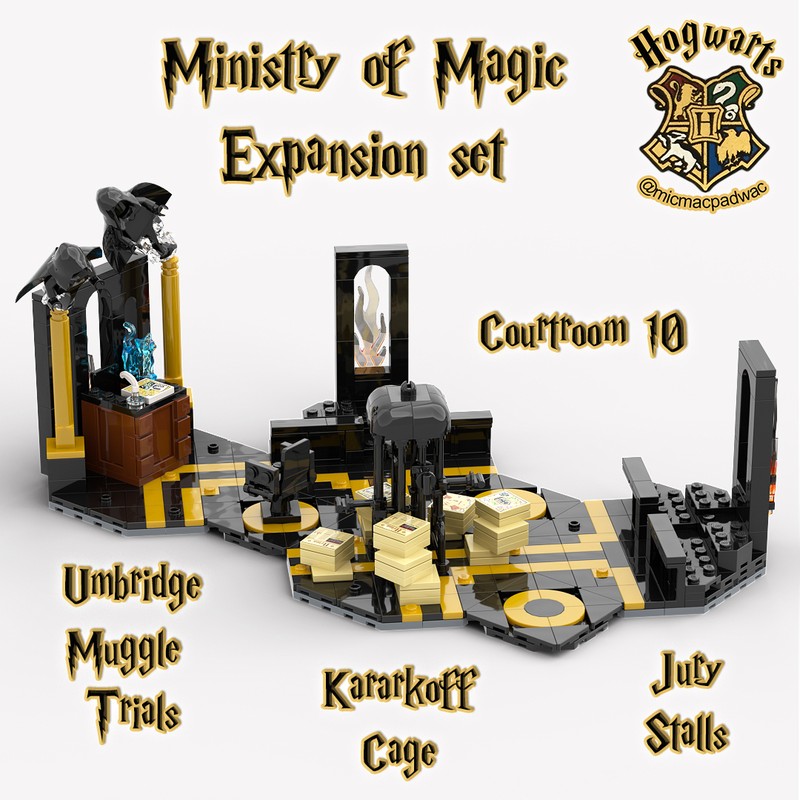LEGO MOC Ministry of Magic Expansion sets by micmacpadwac | Rebrickable ...