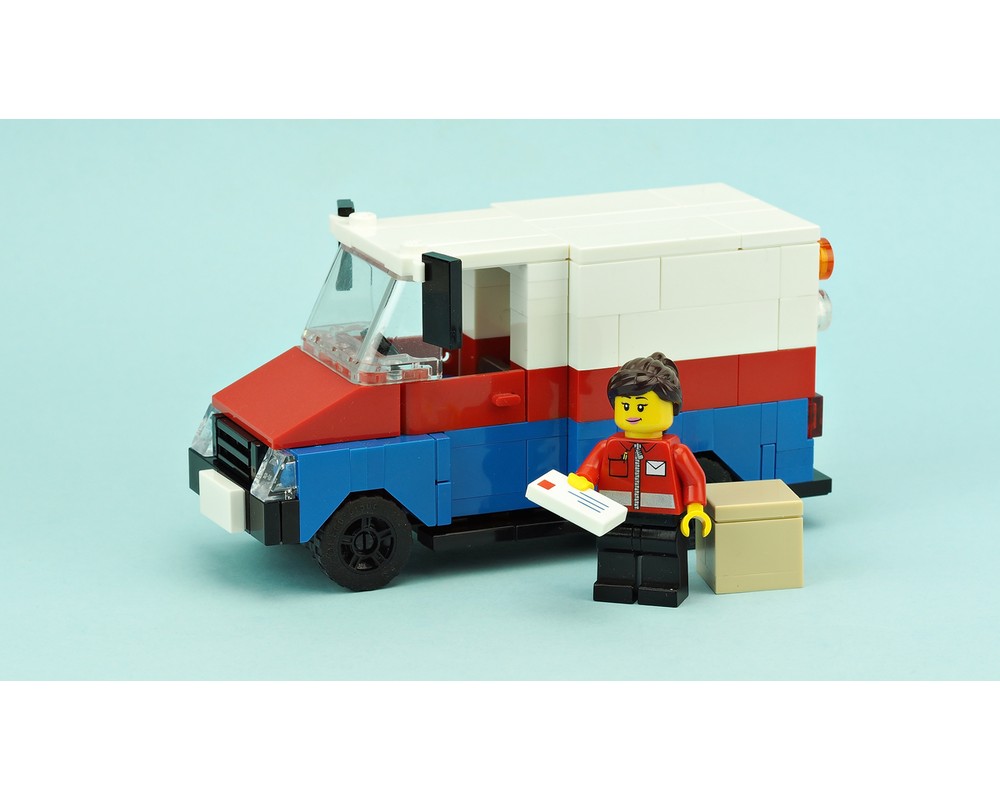 LEGO MOC Postman truck by De_Marco | Rebrickable - Build with LEGO