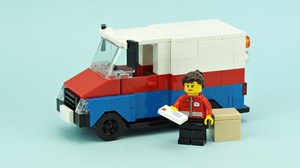 LEGO MOC-10993 Postman truck by De_Marco | Rebrickable - Build with LEGO