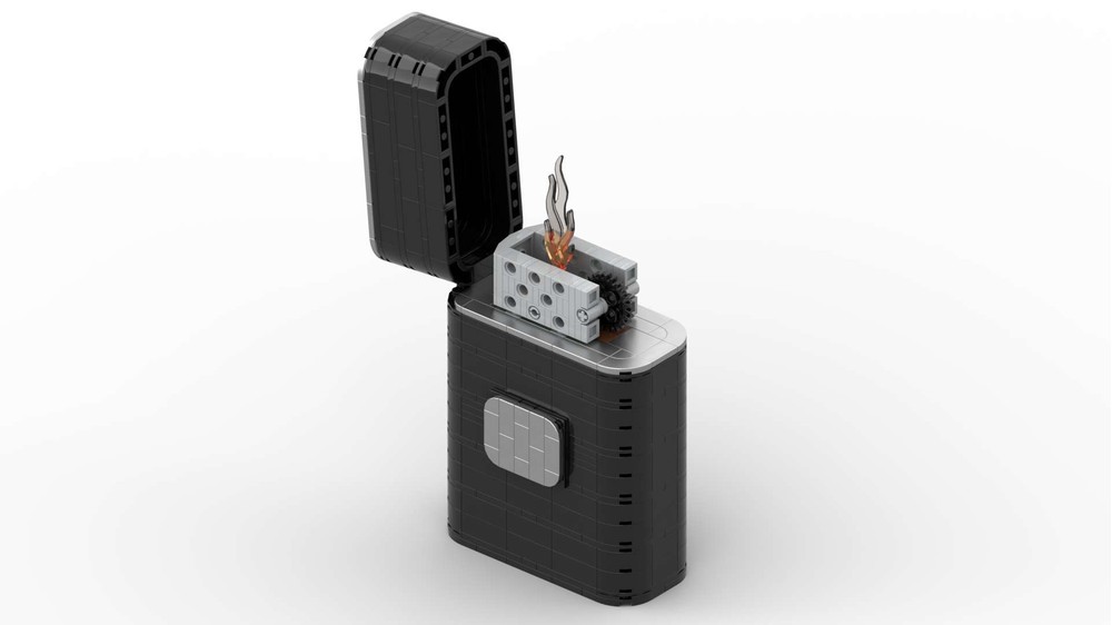 LEGO MOC Lighter Zippo by barsim70 | Rebrickable - Build with LEGO
