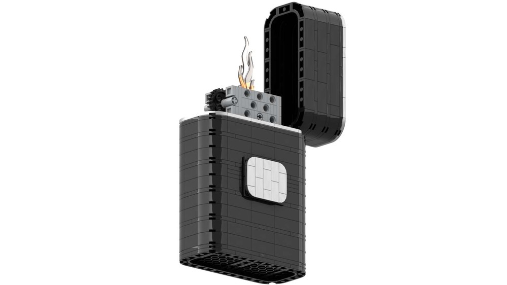 LEGO MOC Lighter Zippo by barsim70 | Rebrickable - Build with LEGO
