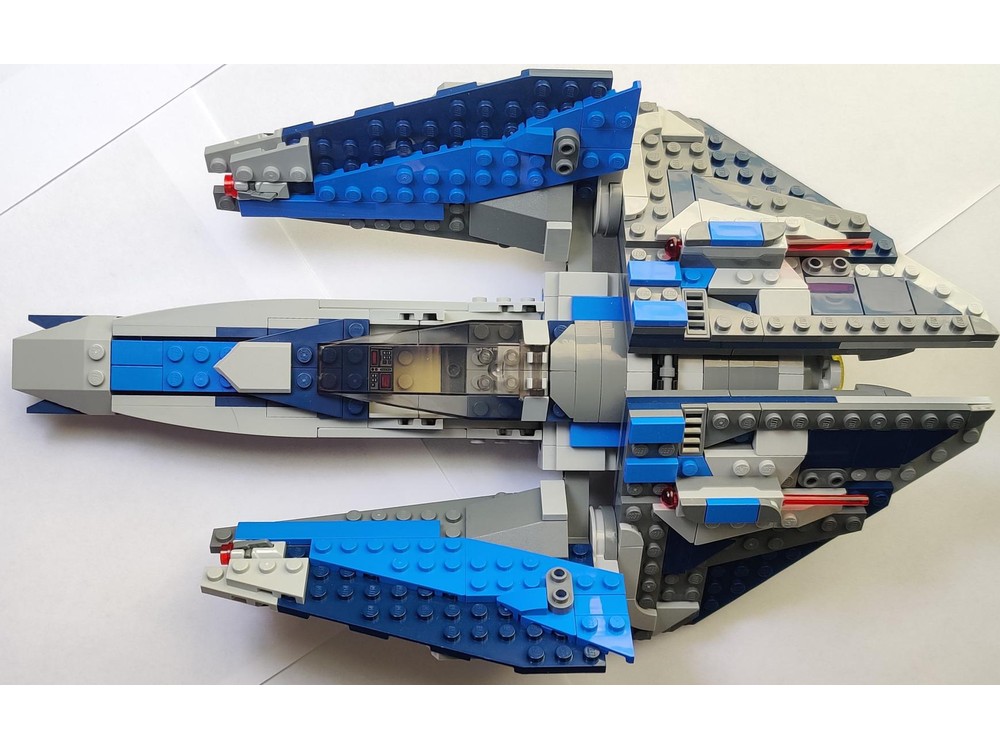 LEGO MOC Mandalorian Starfighter Alt. Build "Double-V-Wing Starfighter ...