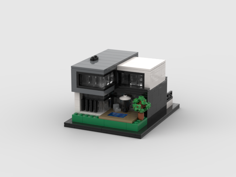 LEGO MOC modern Cityhouse by brick4fun. | Rebrickable - Build with LEGO