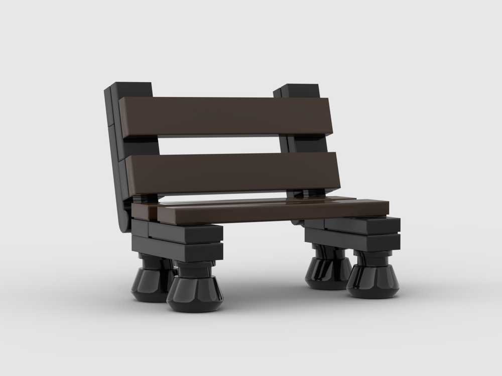 LEGO MOC Park Bench by Bricklesey | Rebrickable - Build with LEGO