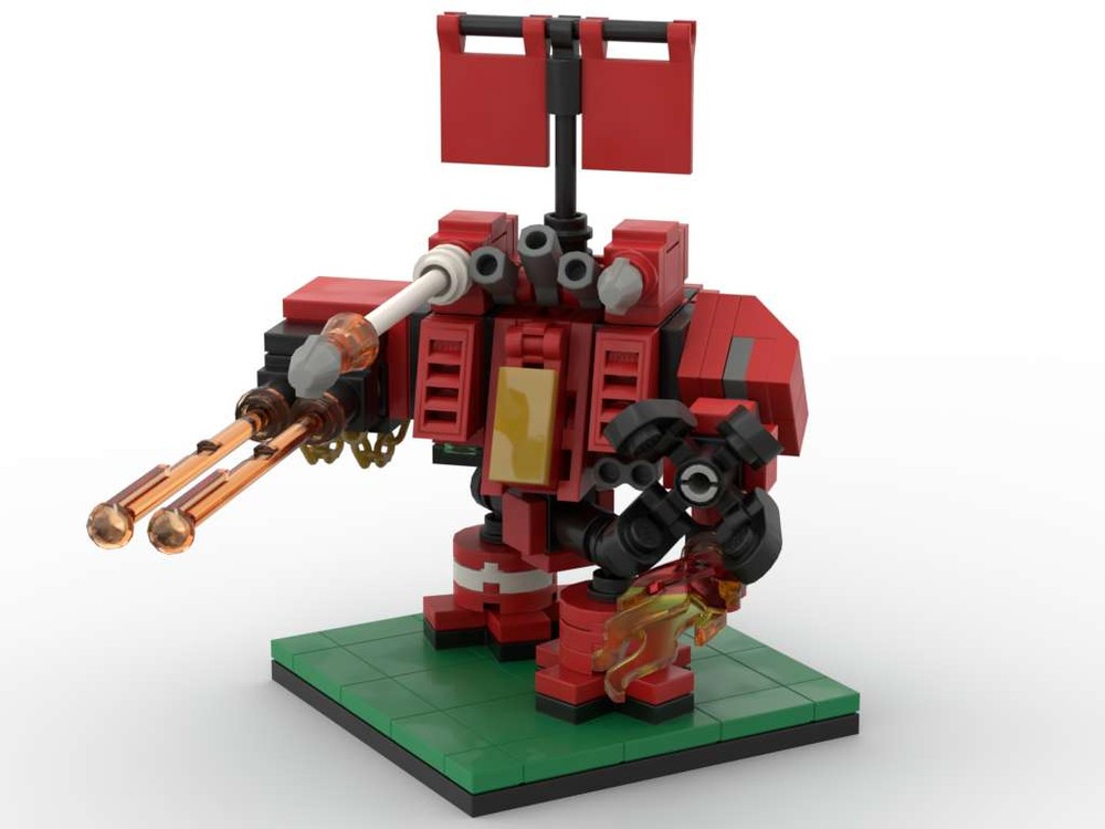 LEGO MOC Warhammer 40k Dreadnought (mini) by meregt | Rebrickable ...