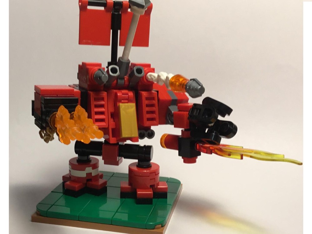 Lego Moc Warhammer 40k Dreadnought Mini By Meregt Rebrickable
