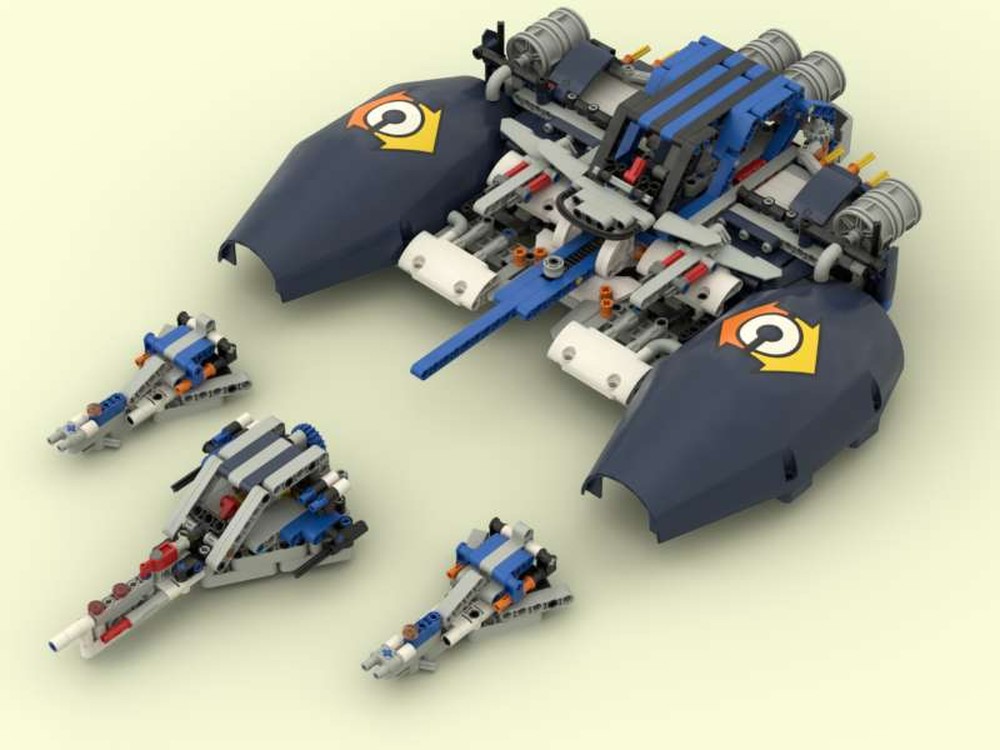 LEGO MOC-110063 42112 - Space Ship by Fabio_BrickintheWall ...
