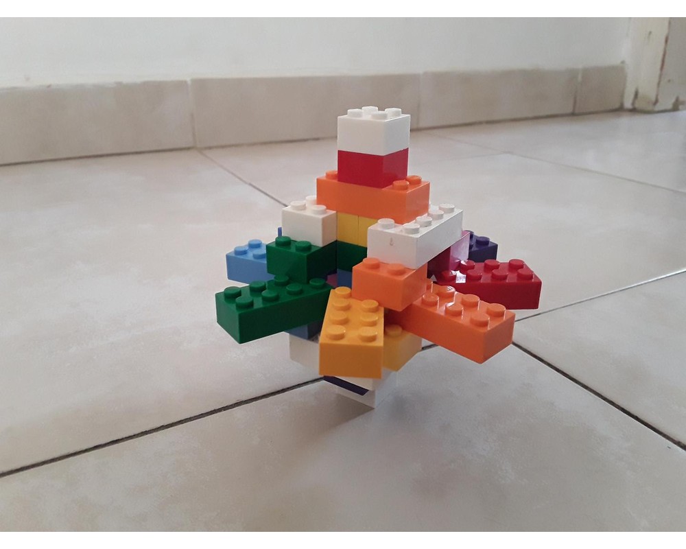 LEGO MOC Dreidel #2 - Rainbow Star by LegoOri | Rebrickable - Build ...