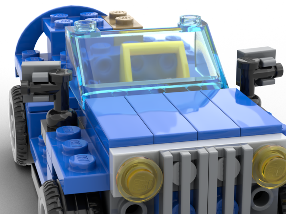 LEGO MOC 60312 - Jeep by hoppepe | Rebrickable - Build with LEGO