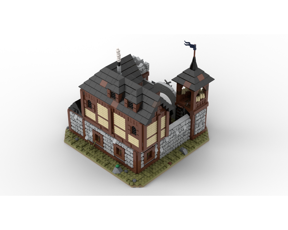 Lego Moc Medieval Infantry Barracks By Mocopolis Rebrickable Build