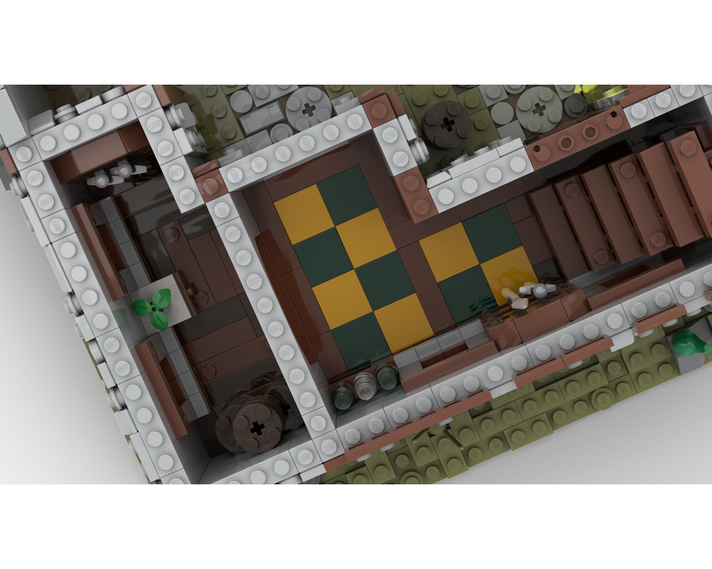 Lego Moc Medieval Infantry Barracks By Mocopolis Rebrickable Build