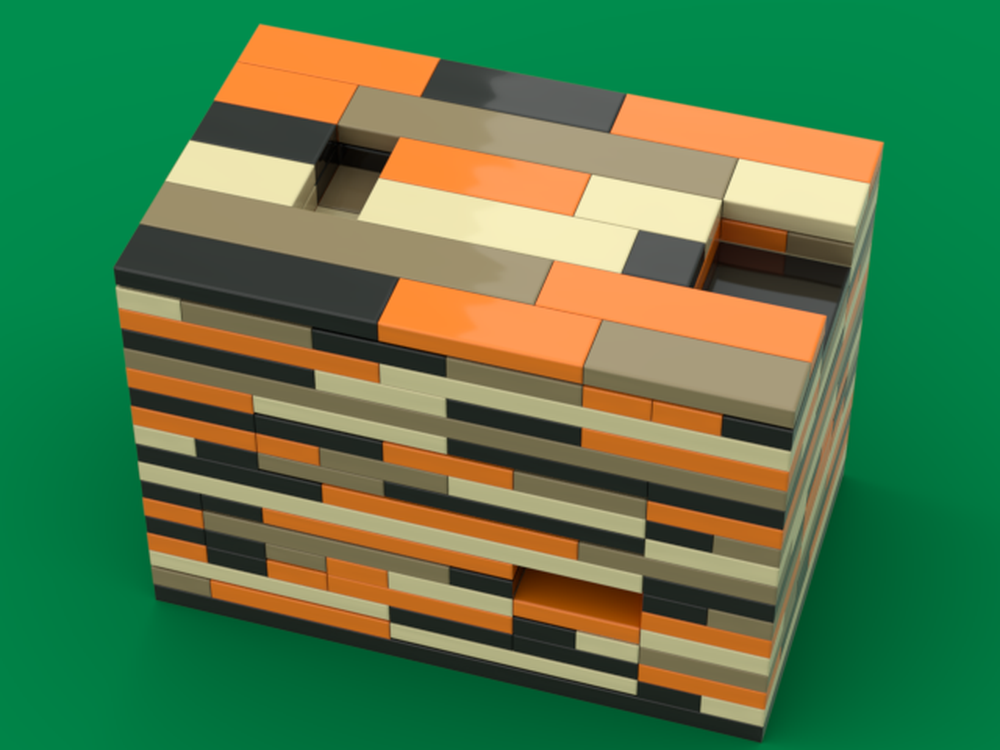 LEGO MOC Tiger Puzzle Box by Gsabey08 | Rebrickable - Build with LEGO
