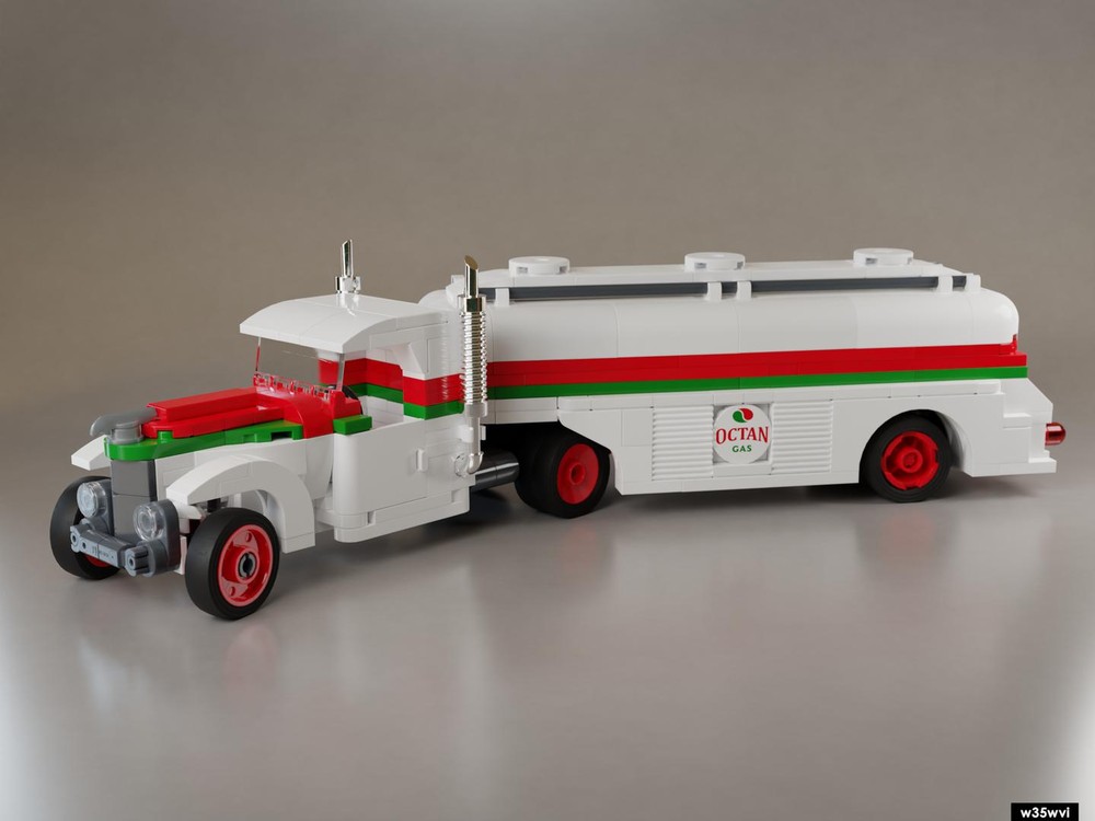 LEGO MOC Classic Octan Tanker Truck by Dongeraldo | Rebrickable - Build ...