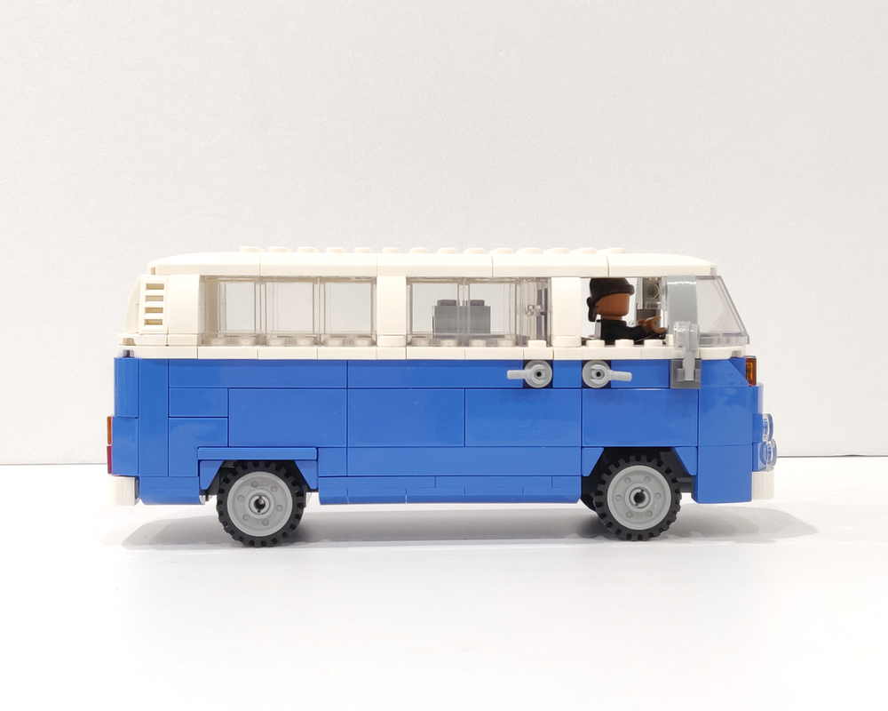 Lego Moc Volkswagen T2 Bus By Firefabric Rebrickable Build With Lego