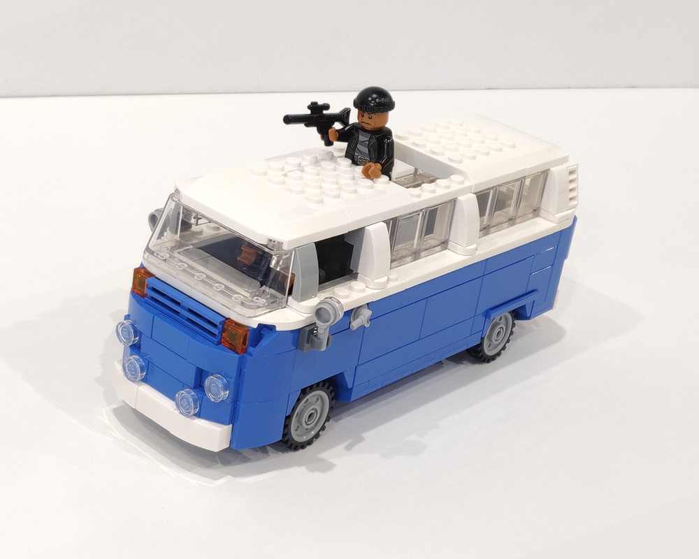 Lego Moc Volkswagen T2 Bus By Firefabric Rebrickable Build With Lego