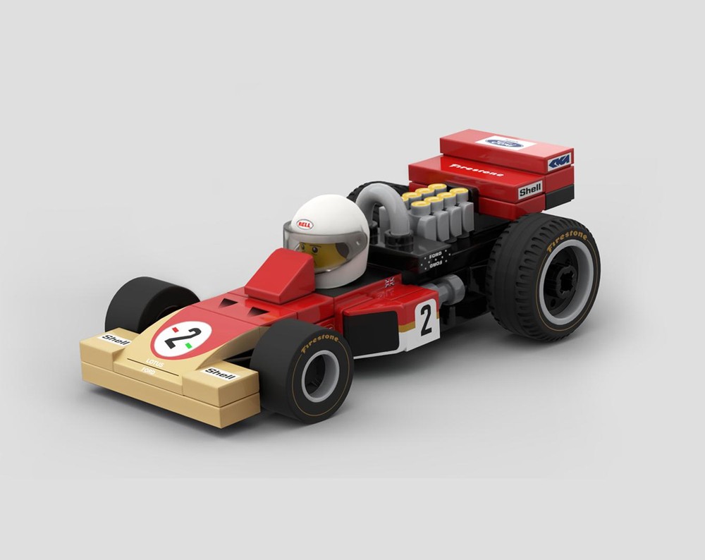LEGO MOC Mini 1970 Lotus 72C by Grand Brix | Rebrickable - Build with LEGO