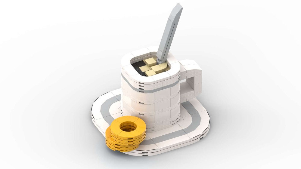 LEGO MOC Cup of coffee by barsim70 | Rebrickable - Build with LEGO