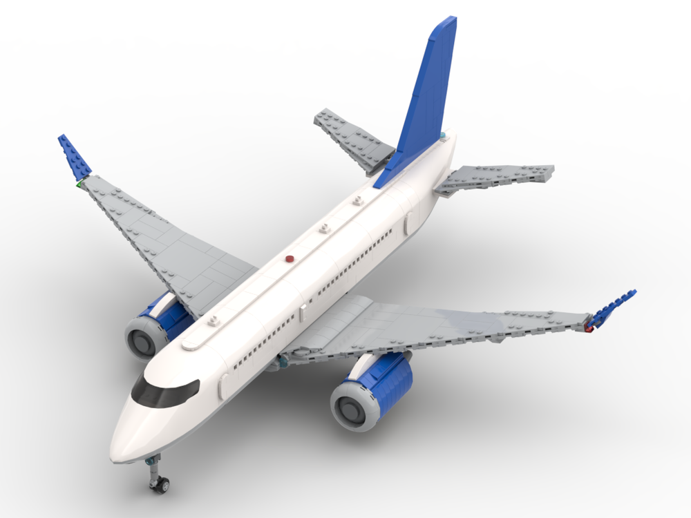 LEGO MOC Airliner (Airbus A220-100) by zeegiraf | Rebrickable - Build ...