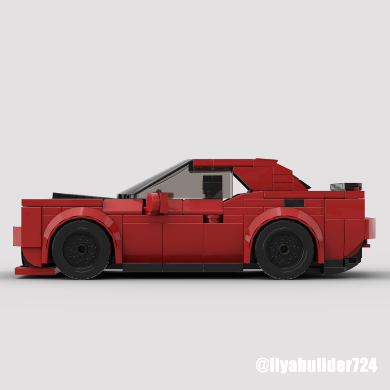 LEGO MOC Dodge Challenger Demon by ilyabuilder724 | Rebrickable - Build ...