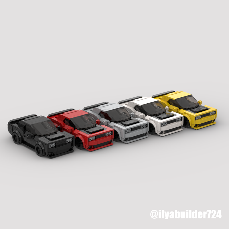 LEGO MOC Dodge Challenger Demon by ilyabuilder724 | Rebrickable - Build ...