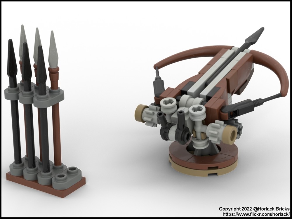 Lego Moc Medieval Ballista By Horlack Rebrickable Build With Lego
