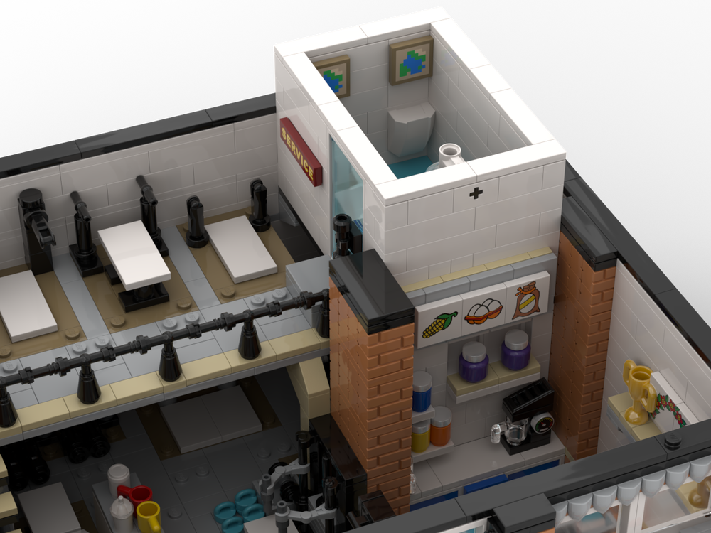 LEGO MOC Muscle Gym by Huebre | Rebrickable - Build with LEGO