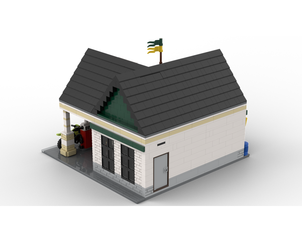 LEGO MOC Gas Station & Car Service for LEGO City by MOCOPOLIS ...