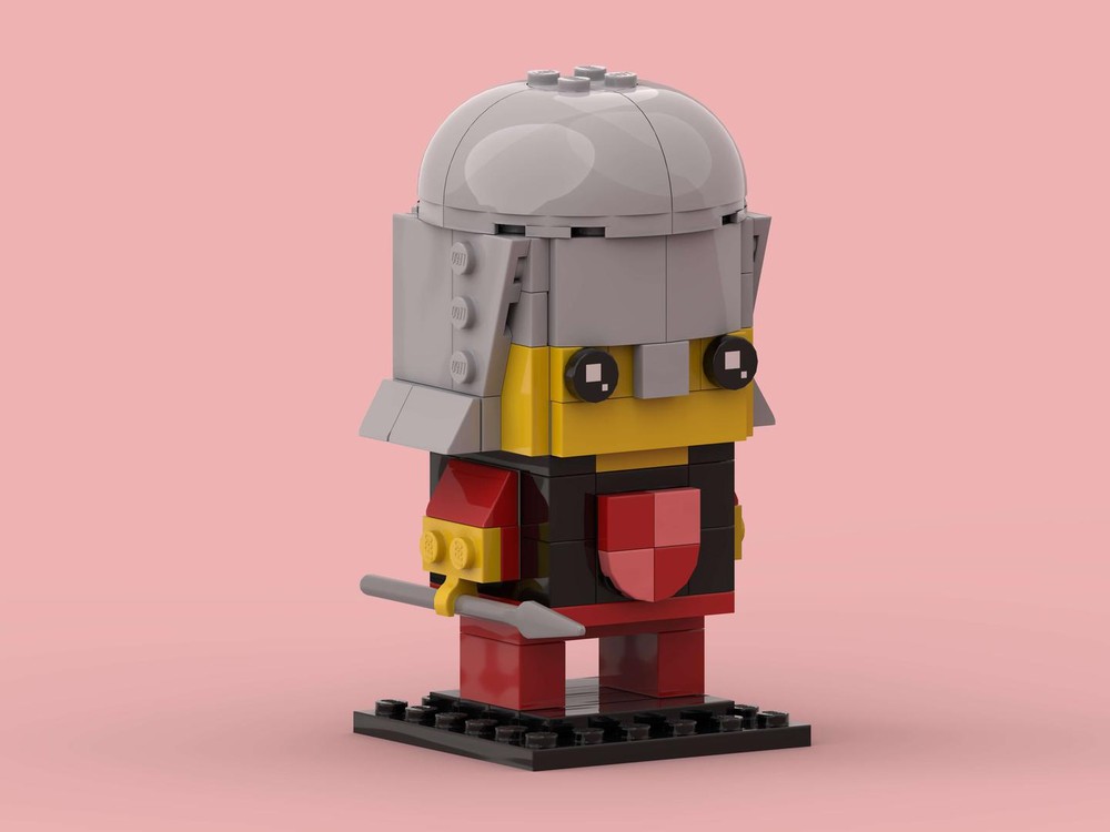 LEGO MOC Classic Red Knight by Puremadness | Rebrickable - Build with LEGO