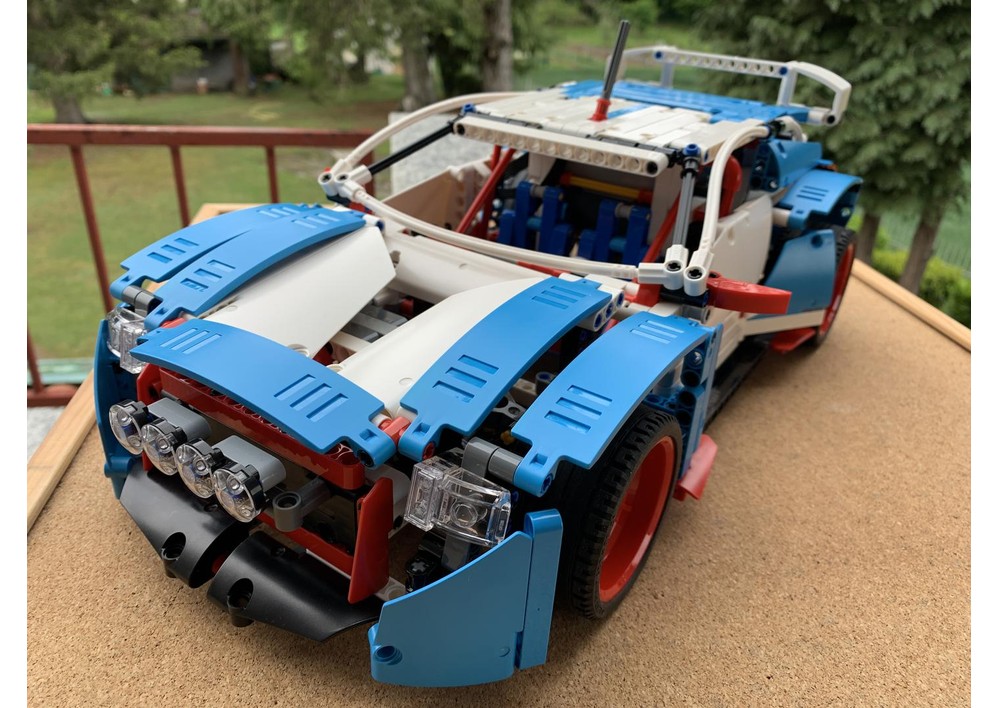 LEGO MOC 42077 RALLY CAR POWERED UP. by EmanueLego | Rebrickable ...