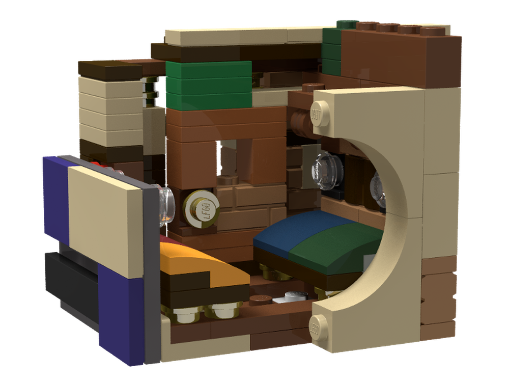 LEGO MOC Little Express Cabin by lupiter | Rebrickable - Build with LEGO