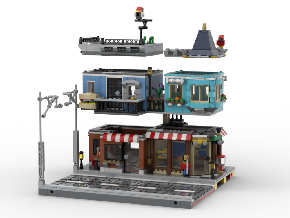 LEGO MOC Little Modulars Module 1 Toy Shop and Deli by Legofan21 ...