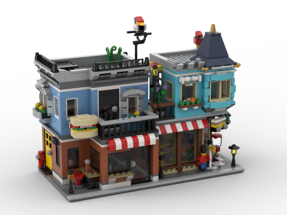 LEGO MOC Little Modulars Module 1 Toy Shop and Deli by Legofan21 ...