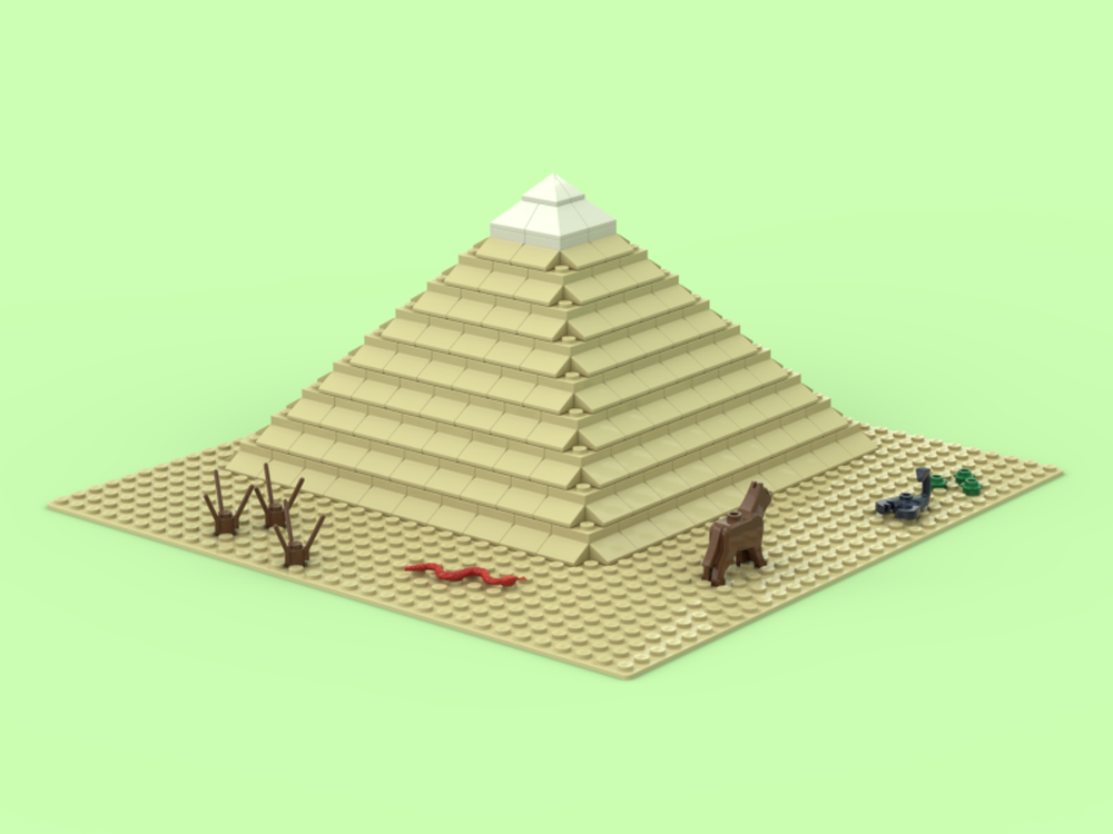 LEGO MOC Pyramid v2.0 by Silm4ril | Rebrickable - Build with LEGO