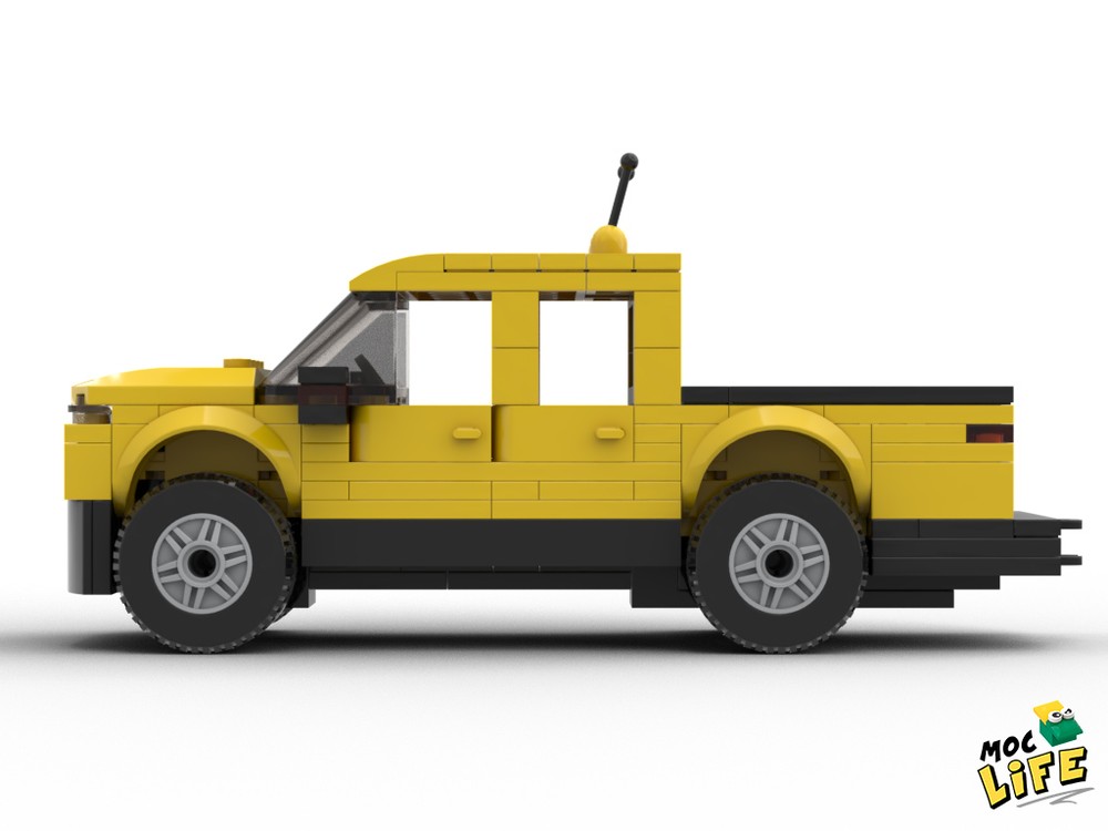 LEGO MOC Iconic electric pick up truck by MocLife | Rebrickable - Build ...