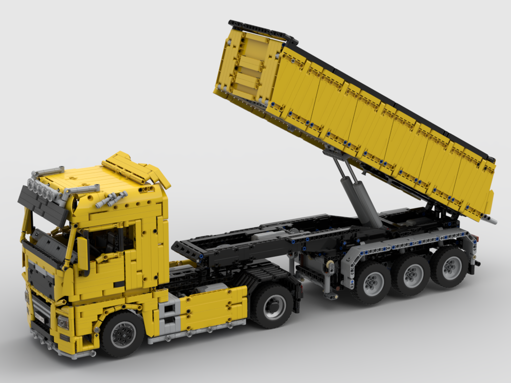 LEGO MOC 3 Axle tipper trailer, 19 wide by efferman | Rebrickable ...